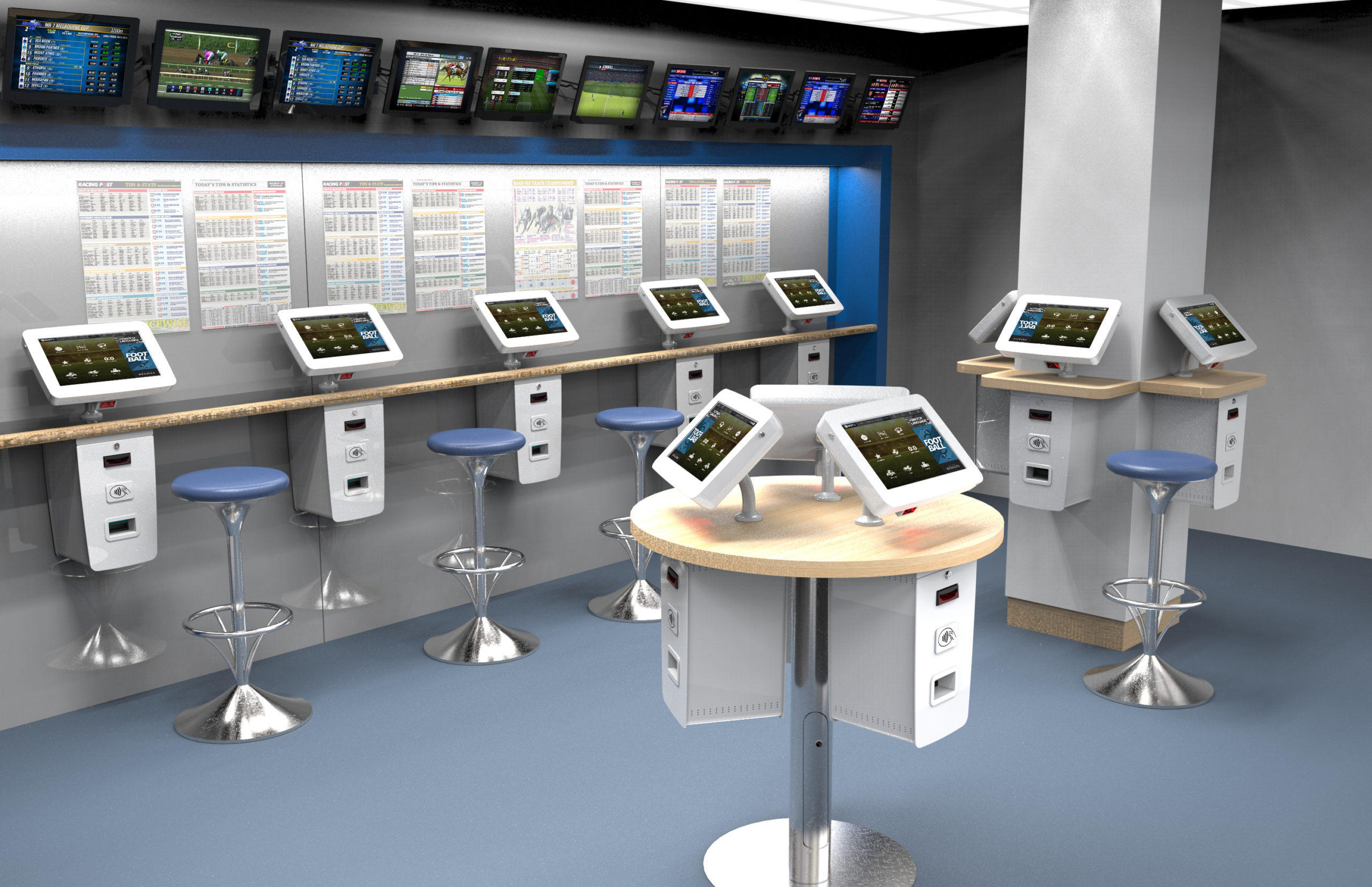 imageHOLDERS install 200 Tablet Compact Kiosks for Coral