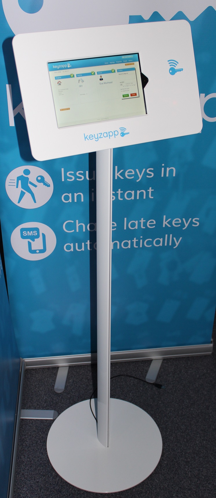 imageHOLDERS develop key management kiosk with Keyzapp