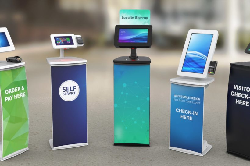 Floor & Freestanding Kiosks | imageHOLDERS