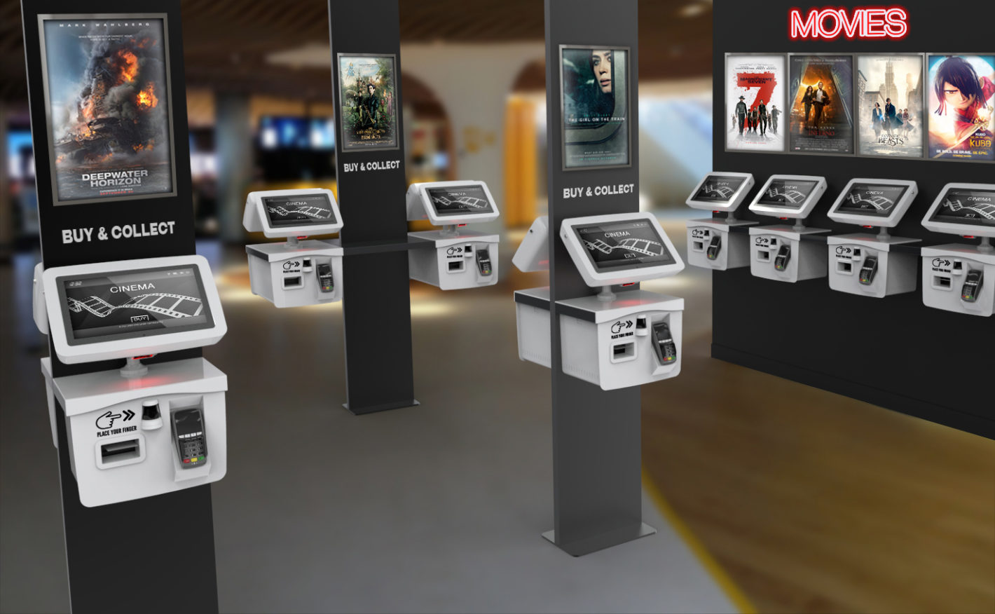 Cinema, Video Game & Theatre Kiosks | imageHOLDERS
