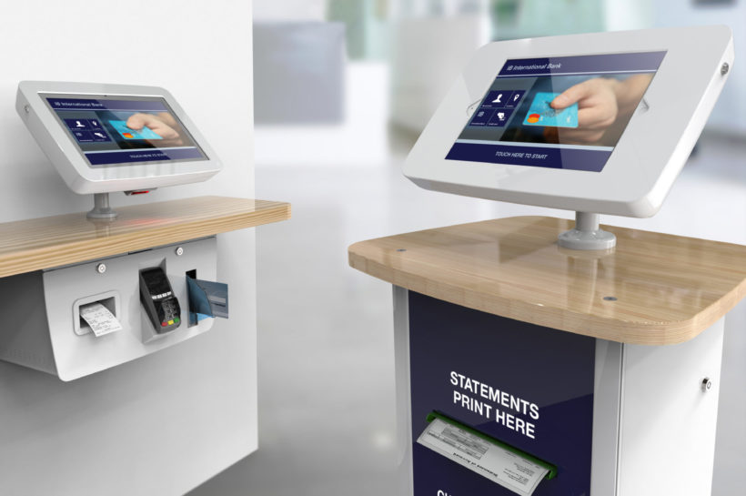 Self Servicing Banking Kiosks | imageHOLDERS