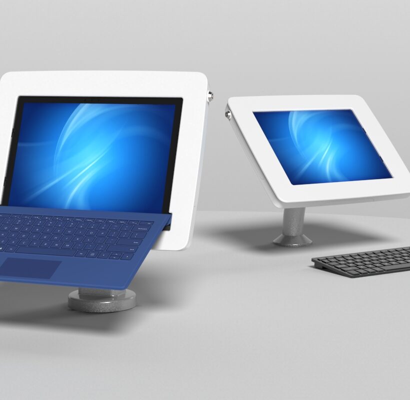 Kiosks & Tablet Enclosures with Printers | imageHOLDERS