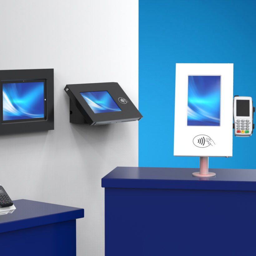 Slimline Tablet Kiosks | imageHOLDERS